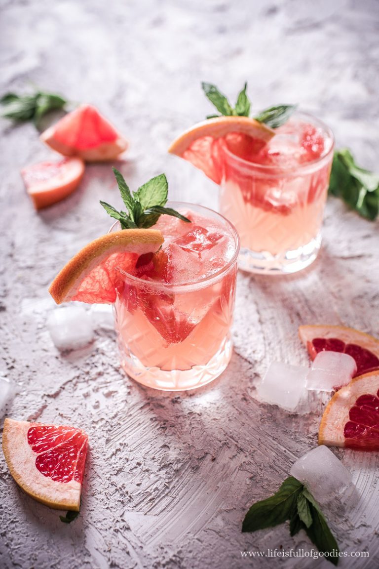 Grapefruit Holunderblüten Cocktail - mit und ohne Alkohol | Life Is ...